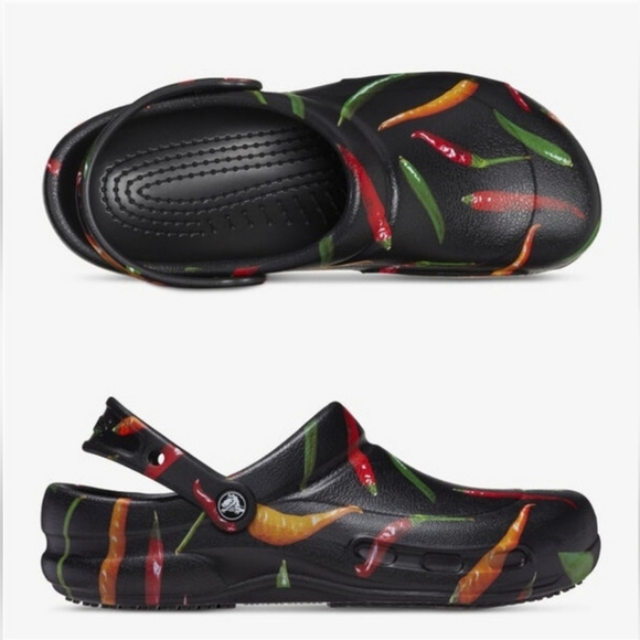 CROCS | Shoes | Crocs Bistro Graphic Pepperblack Clogs Size 9 Mens ...